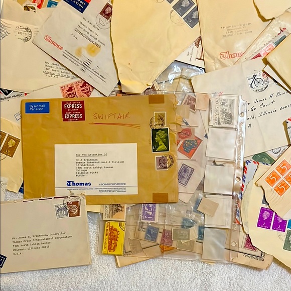 Design | Vintage Stamp Collection With Envelopes | Poshmark